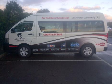 Roosters courtesy bus | VFL FOOTY